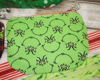 Grinch Coin Purse - Etsy