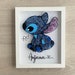 Stitch Paper Flower Shadow Box Wall Decor Flower Box Personalized Gift ...