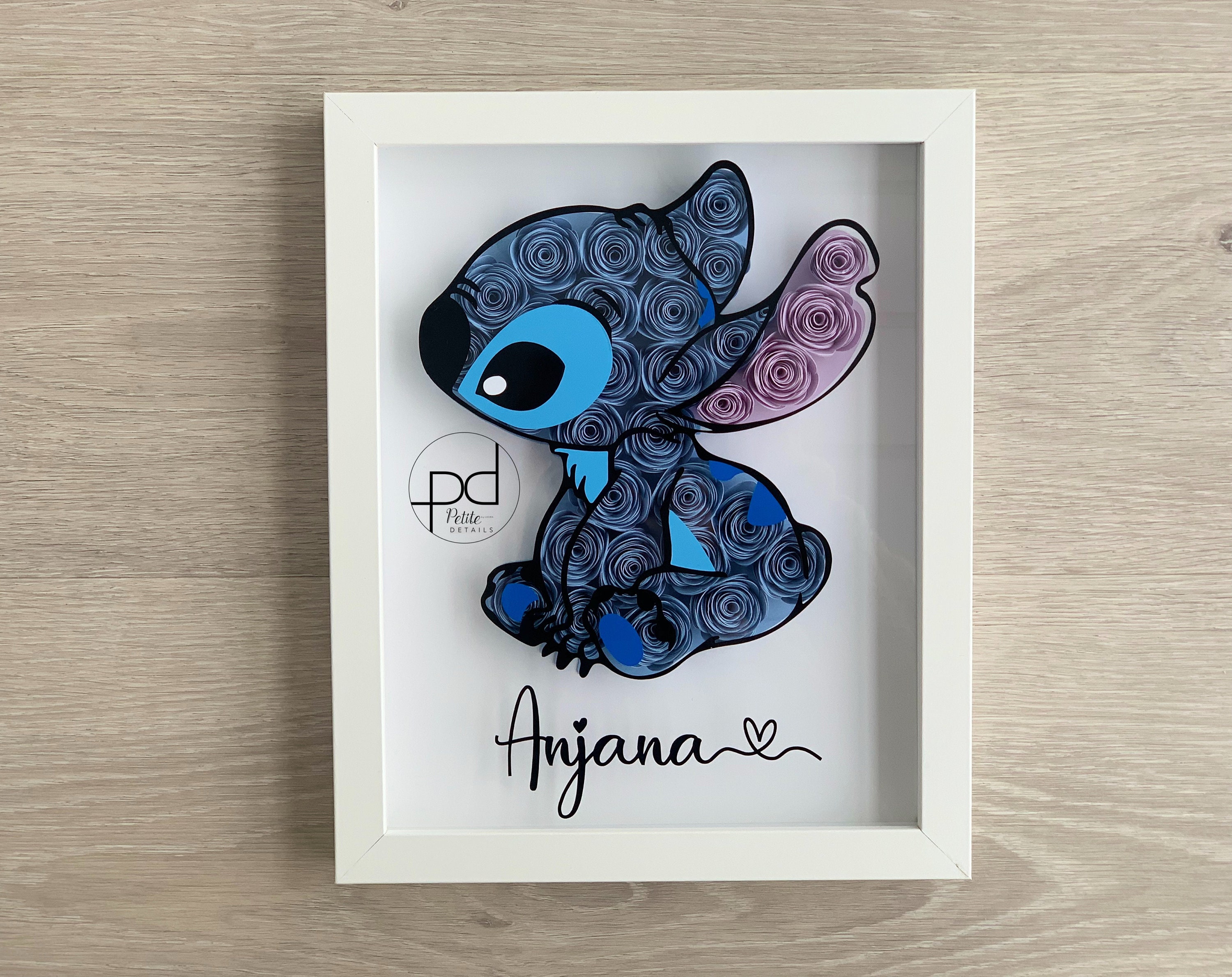 Stitch Paper Flower Shadow Box Wall Decor Flower Box - Etsy Canada