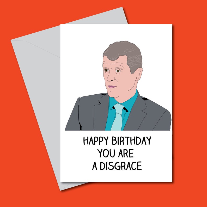 Roy Keane Birthday Card - Etsy