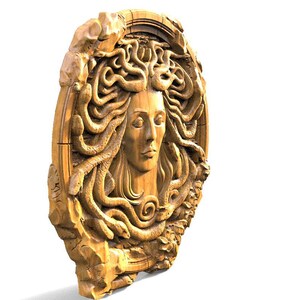 Digital File Medusa CNC 3d Model Stl - Etsy UK