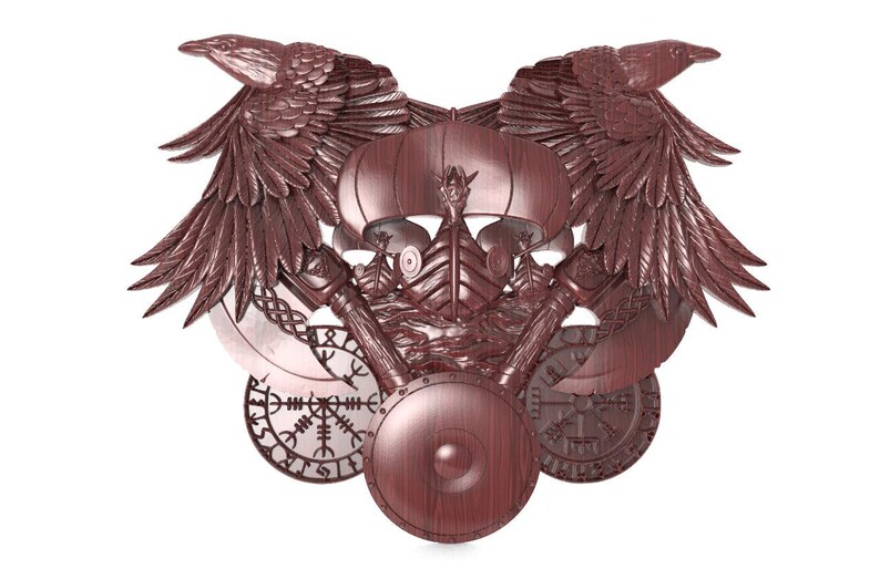 Digital File Viking Ship CNC 3d Model Stl - Etsy