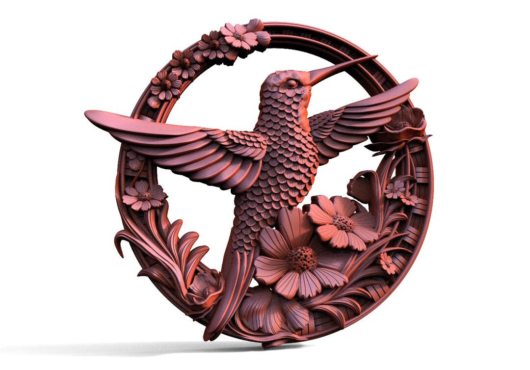Digital File Hummingbird CNC 3d Model Stl - Etsy