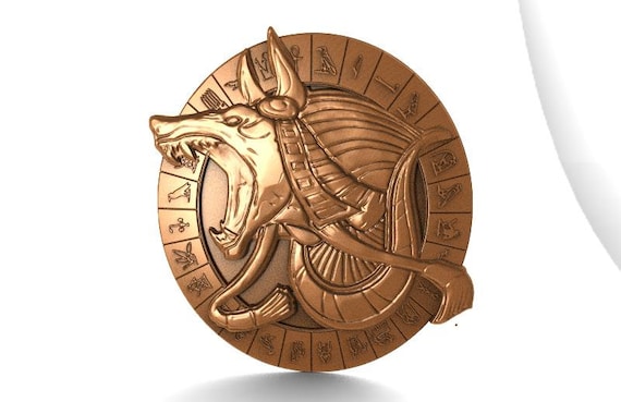 Digital file anubis cnc stl 3d model | Etsy