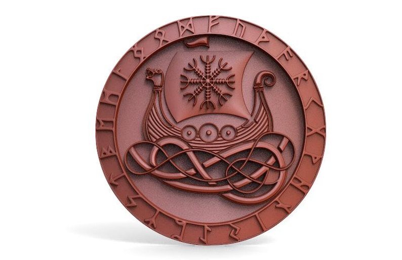 Digital File Viking Ship CNC 3d Model Stl | Etsy