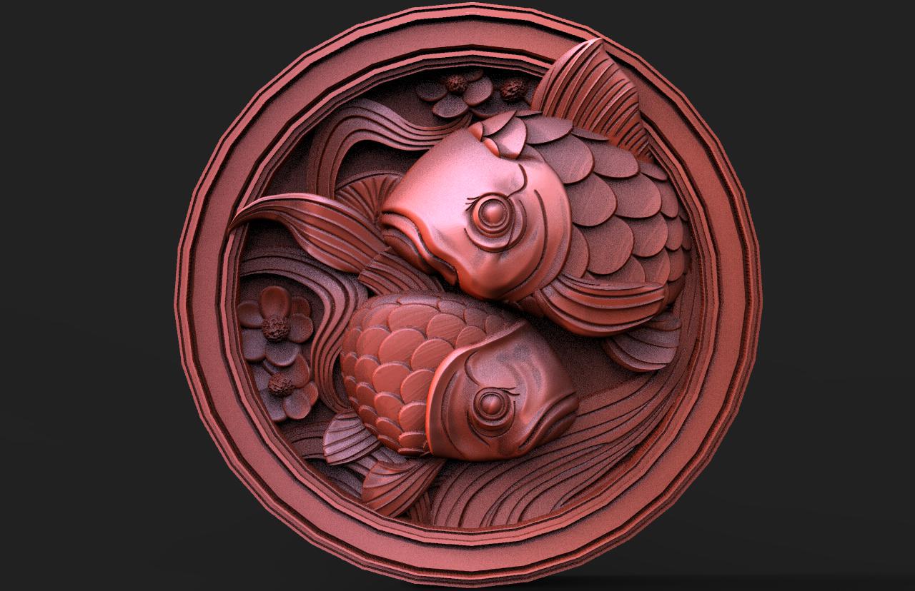 Fish CNC 3D Model, STL File - Etsy