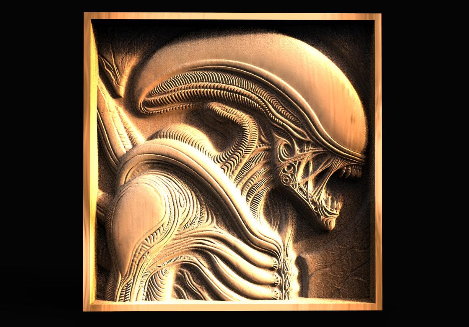 Alien Xenomorph, 3d Model STL, CNC Router - Etsy