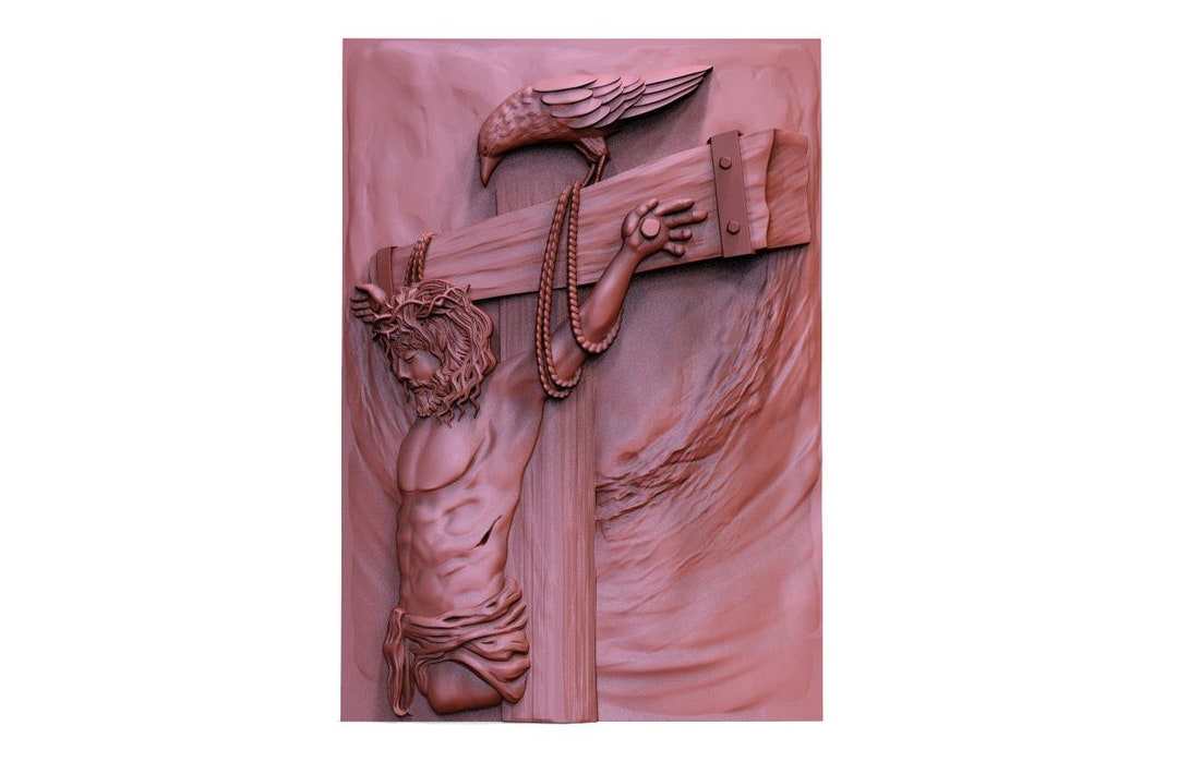 Digital File Jesus Christ CNC 3d Model STL - Etsy