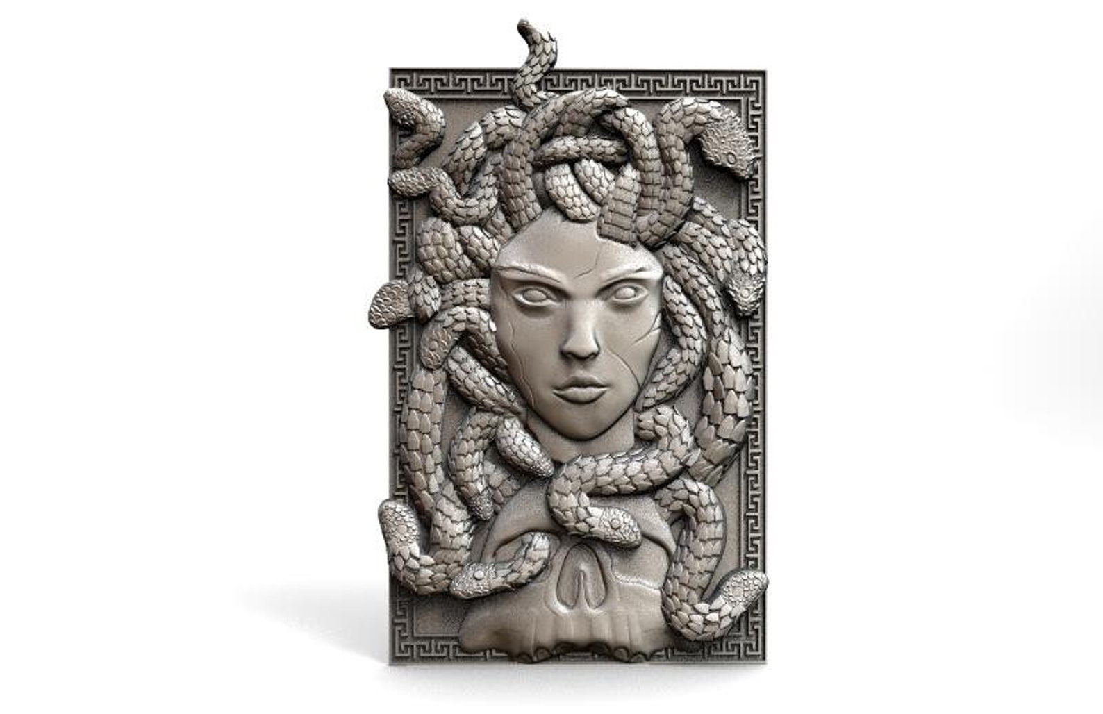 Digital file Medusa CNC 3d model stl | Etsy