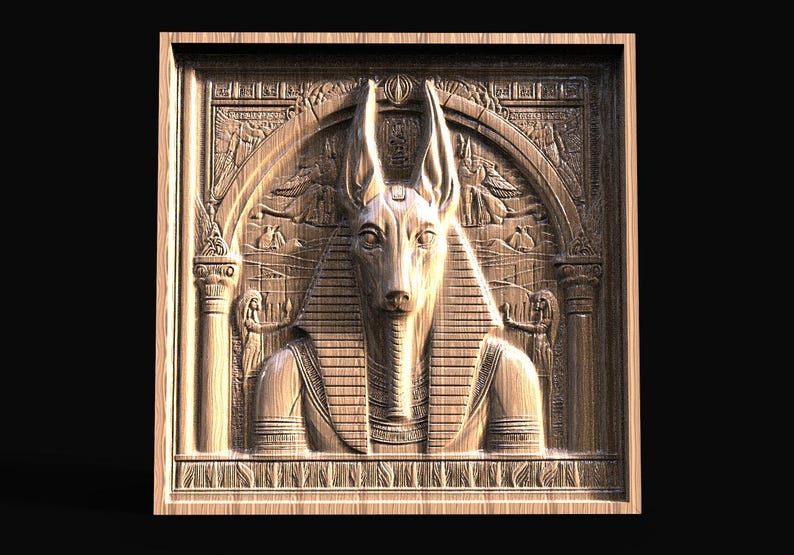 Anubis 3D Model CNC Router, 3D Printing - Etsy