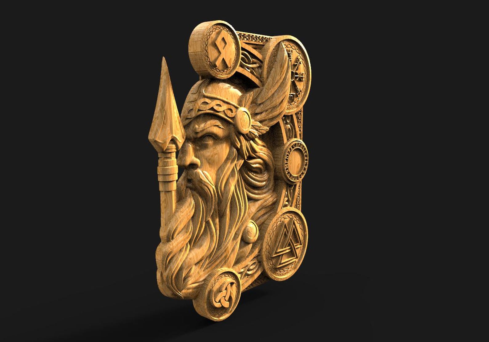 Digital File Odin CNC, 3d Model STL - Etsy