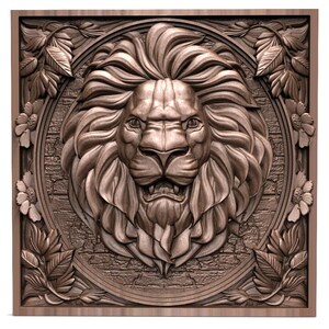 Digital File Lion CNC 3d Model Stl - Etsy