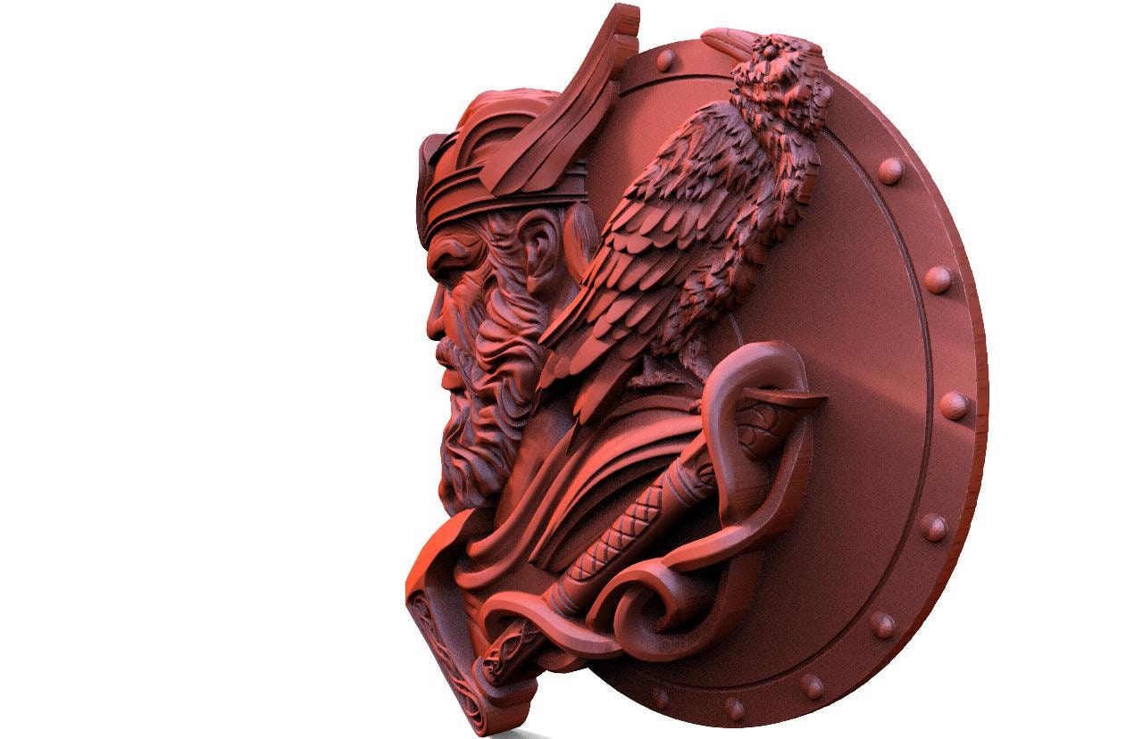 Digital File Odin Viking CNC 3d Model - Etsy