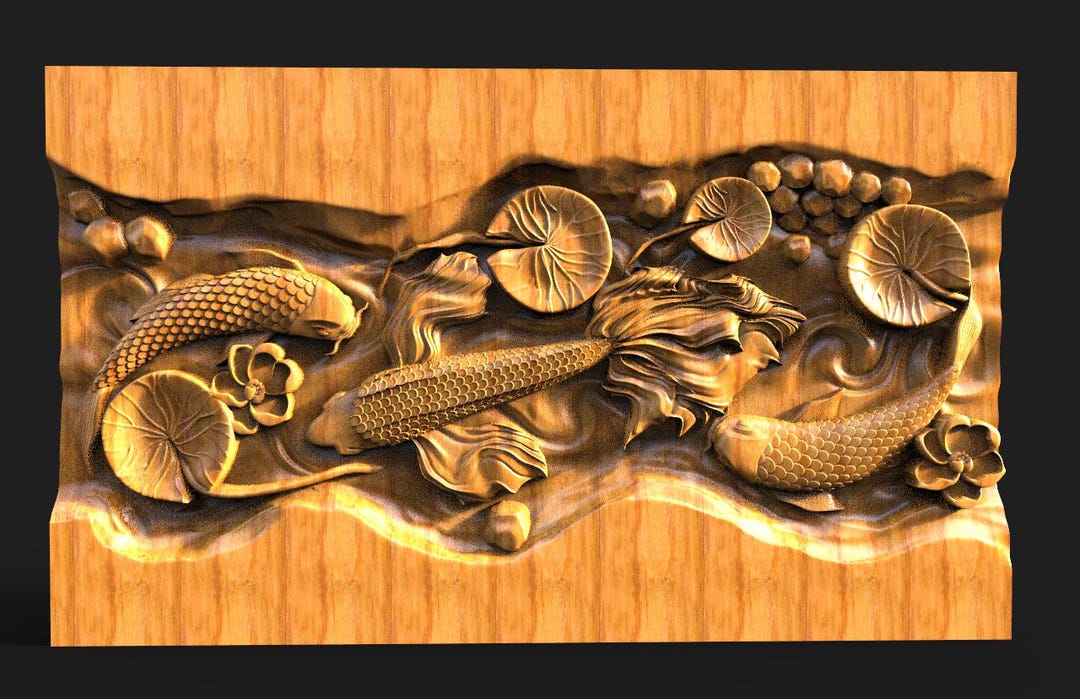 Fish CNC, STL File for CNC Router 3D Printer - Etsy