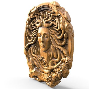 Digital File Medusa CNC 3d Model Stl - Etsy UK