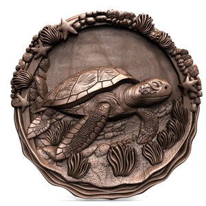 Digital File Turtle CNC 3d Model Stl - Etsy