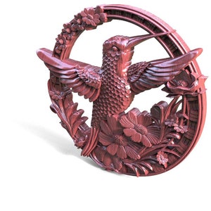 Digital File Hummingbird CNC 3d Model Stl - Etsy