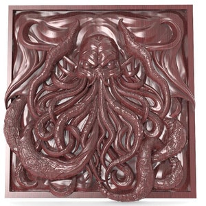 Digital File Cthulhu CNC 3d Model Stl - Etsy