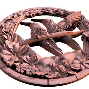 Digital File Hummingbirds 3d Model Stl - Etsy