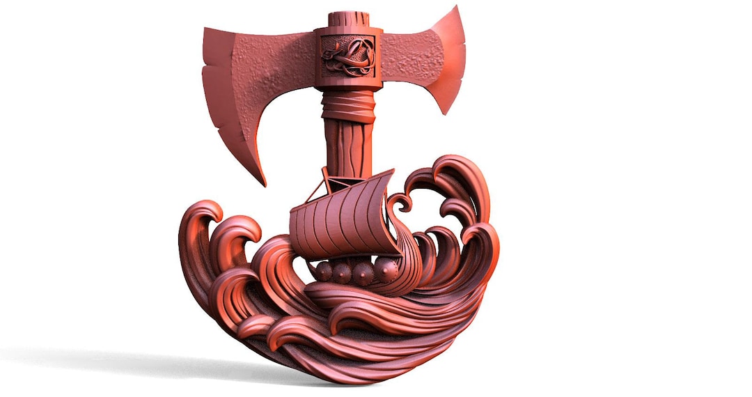 Digital File Viking Ship CNC 3d Model Stl - Etsy UK