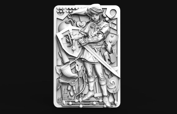 Digital File Zelda Link CNC 3d Model Stl - Etsy