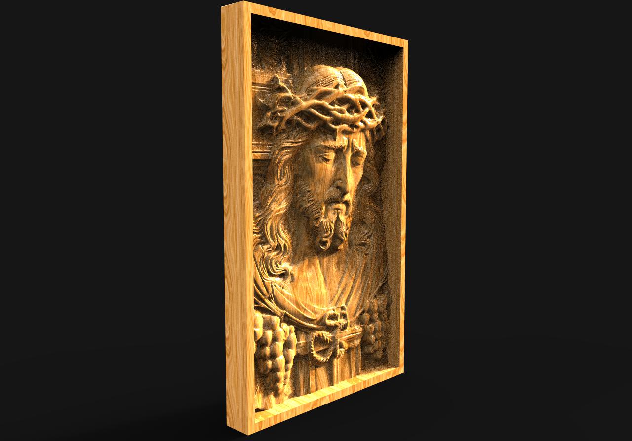 Jesus Christ CNC 3d Model, - Etsy