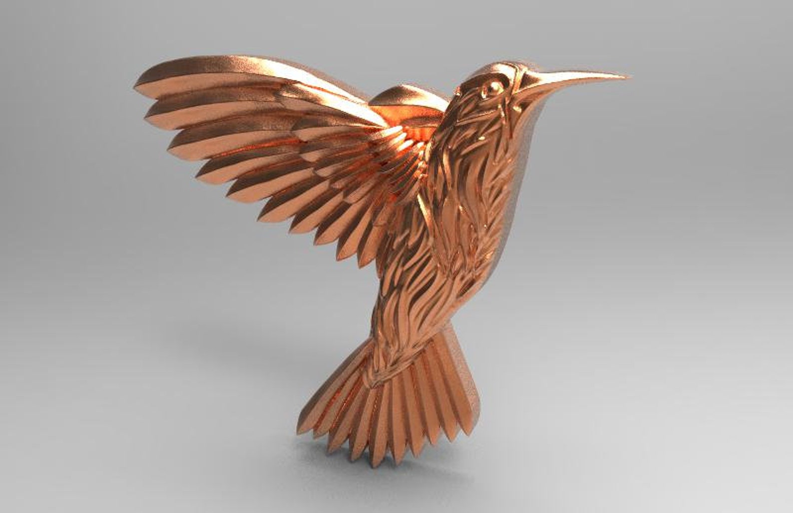 Digital File Hummingbird Jewelry STL 3d Model - Etsy