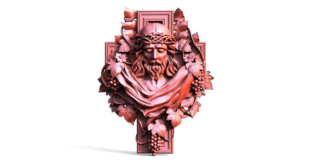 Digital File Jesus Christ CNC 3d Model Stl - Etsy