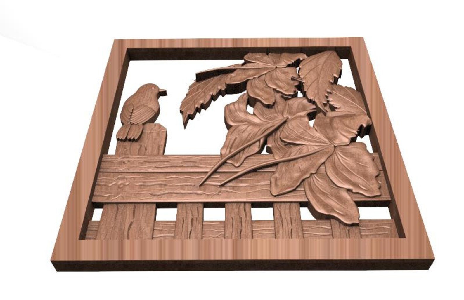 Digital File Bird and Flowers Cnc 3d Model Stl - Etsy UK