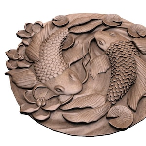 Digital File Fishes Cnc 3d Model Stl - Etsy