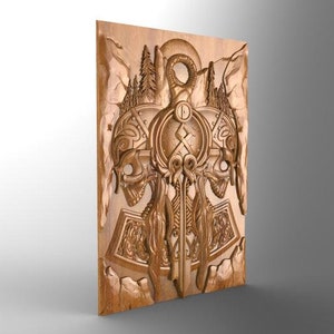 Digital File Viking CNC 3d Model Stl - Etsy