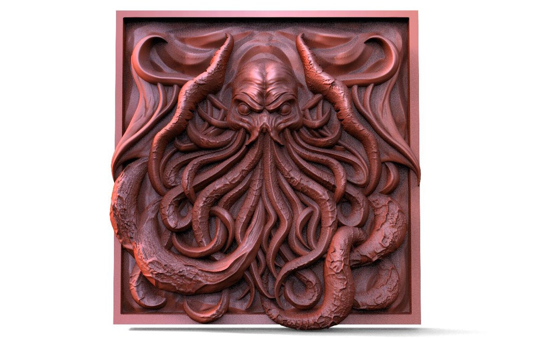 Digital File Cthulhu CNC 3d Model Stl - Etsy