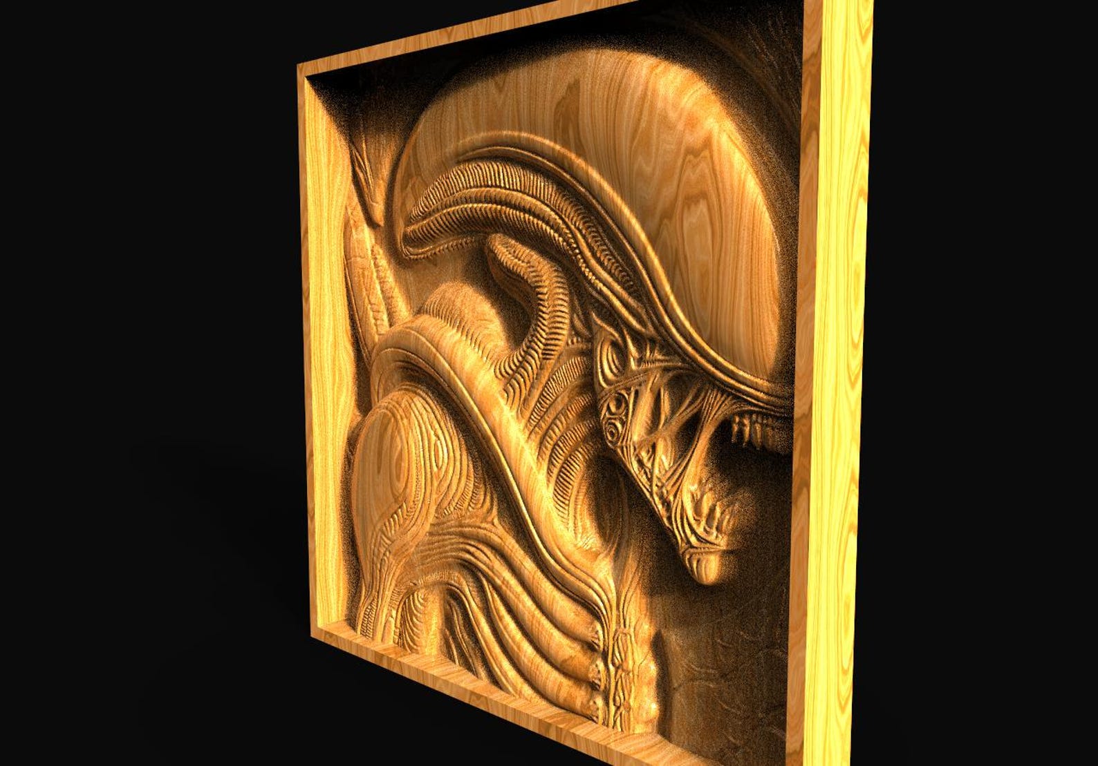 Alien Xenomorph, 3d Model STL, CNC Router - Etsy