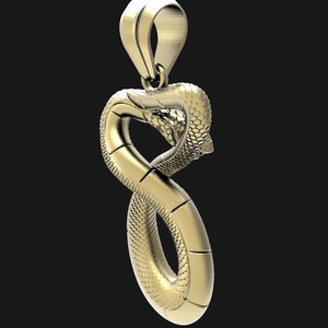 Digital File Snake Pendant 3d Jewelry Model Stl - Etsy
