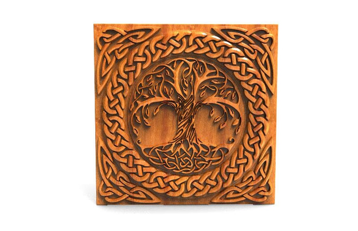 Digital File Celtic Tree of Life CNC 3d Model Stl - Etsy