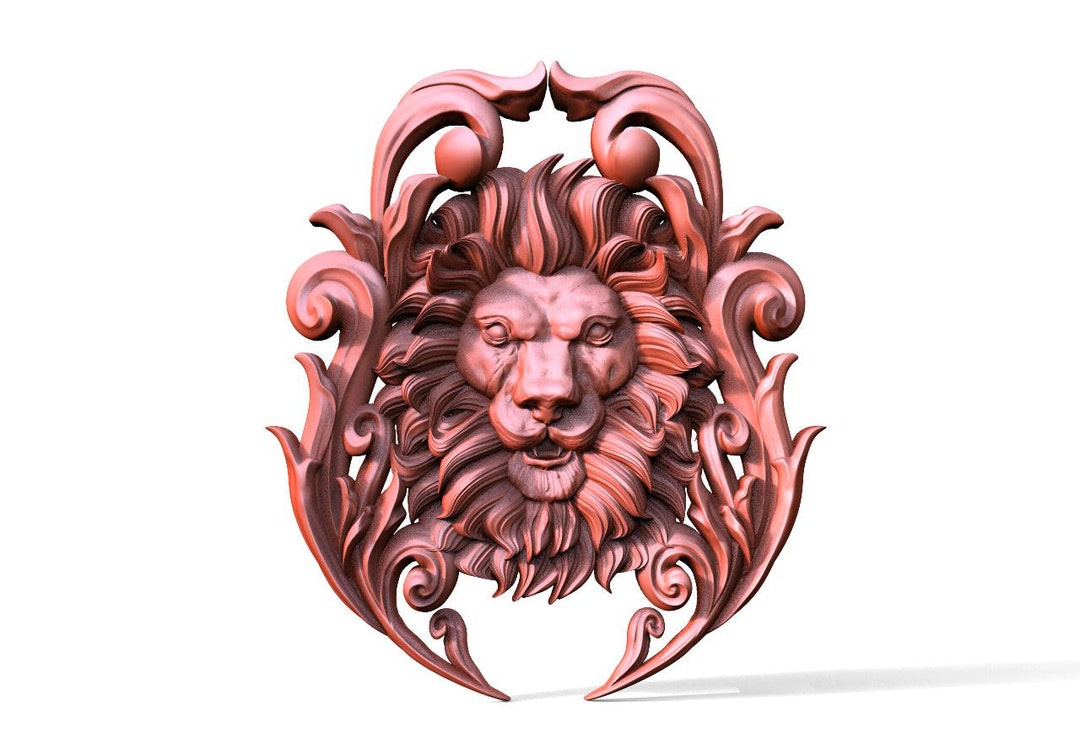 Digital File Lion CNC 3d Model Stl - Etsy