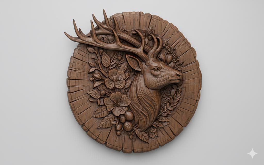 Deer 3D Model, STL File for CNC Routing 3D Printing - Etsy