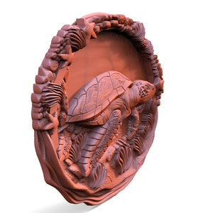 Digital File Turtle CNC 3d Model Stl - Etsy
