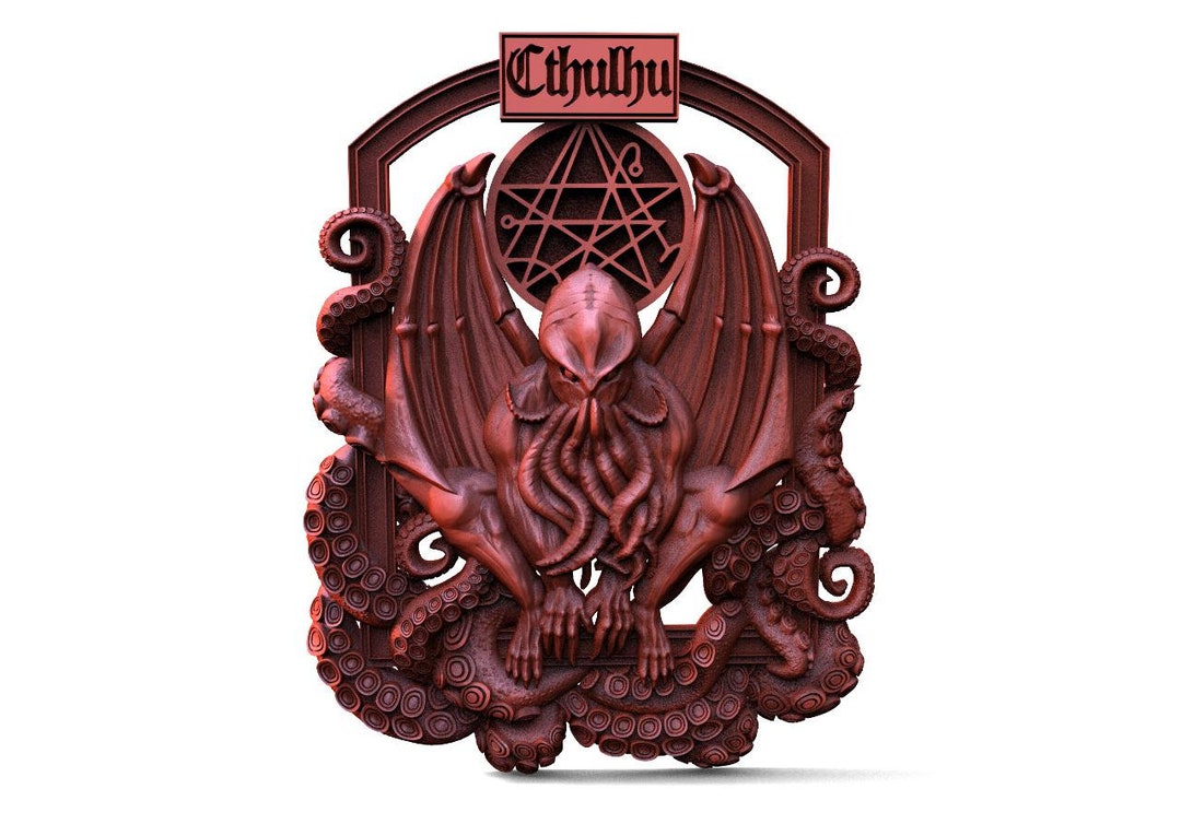 Digital File Cthulhu CNC 3d Mdoel Stl - Etsy