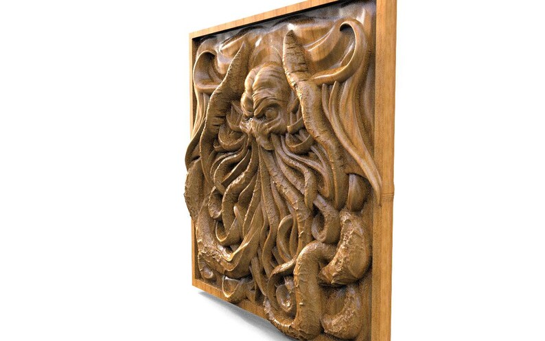 Digital File Cthulhu CNC 3d Model Stl - Etsy