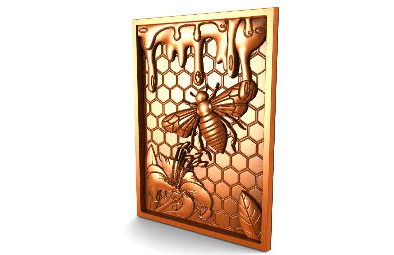 Digital File Bee Cnc 3d Model Stl | Etsy