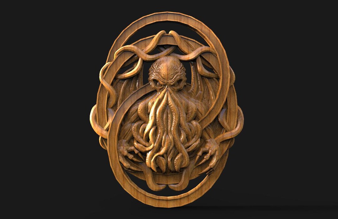 Cthulhu Modelo 3D, STL File for CNC Router 3D Printing - Etsy