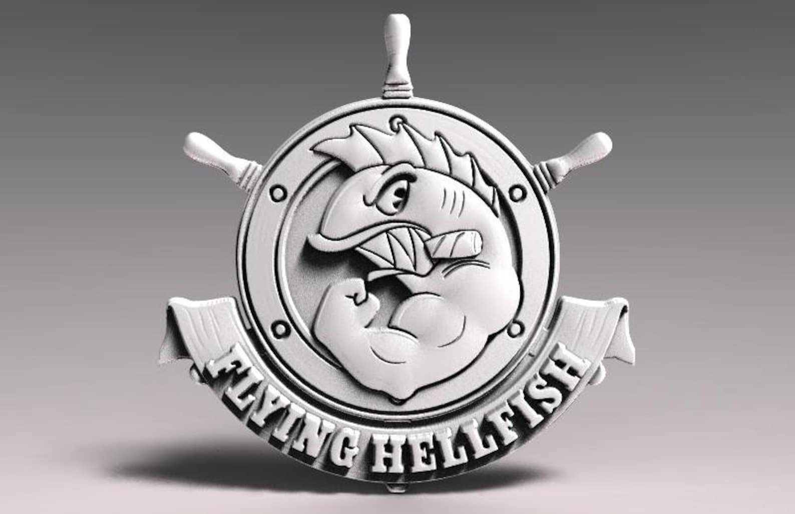 Digital File the Simpsons Flying Hellfish Cnc 3d Model Stl | Etsy