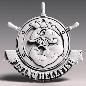 Digital File the Simpsons Flying Hellfish Cnc 3d Model Stl - Etsy