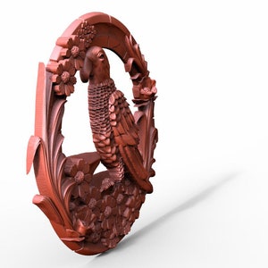 Digital File Parrot CNC 3d Model Stl - Etsy UK