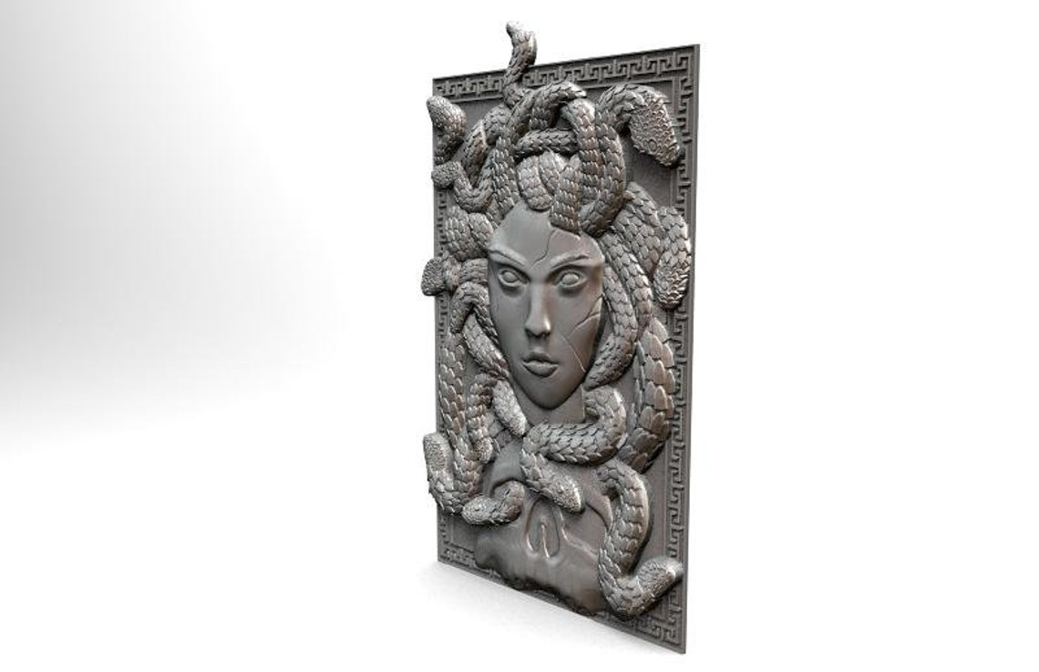 Digital file Medusa CNC 3d model stl | Etsy