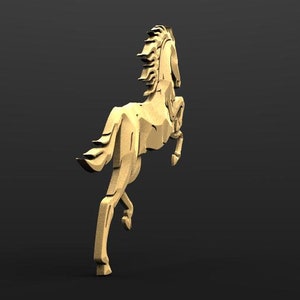 Horse Digital File STL Model 3d Cnc - Etsy