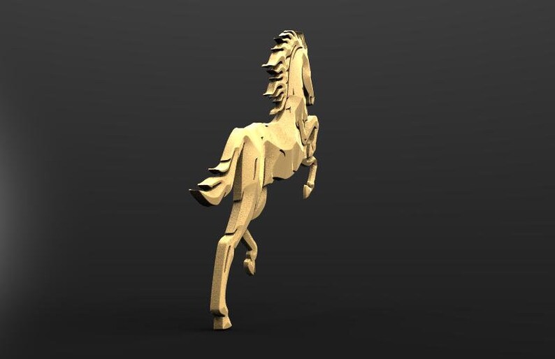 Caballo archivo digital STL modelo 3d cnc - Etsy México