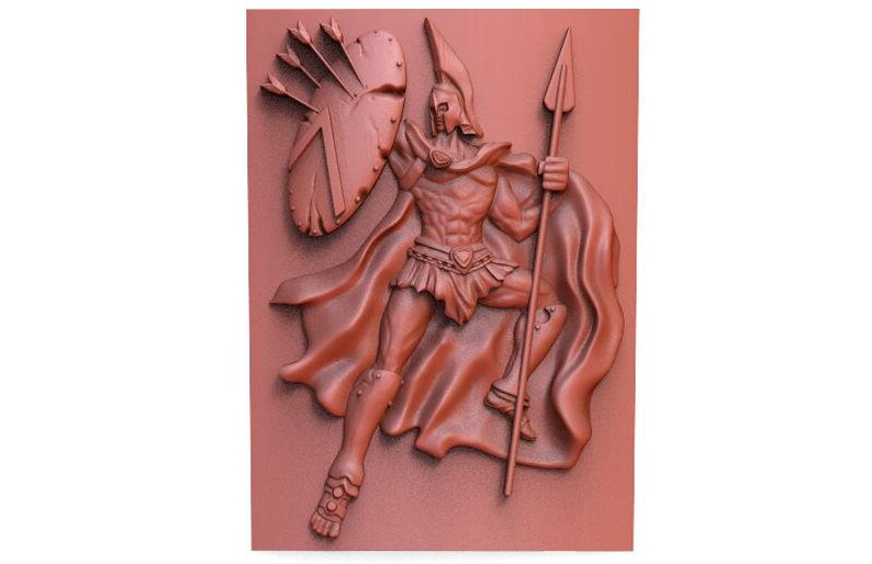 Digital File Spartan Cnc 3d Model Stl - Etsy