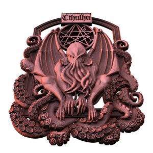 Digital File Cthulhu CNC 3d Mdoel Stl - Etsy